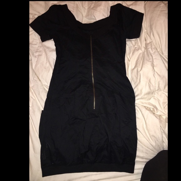 French Connection | Dresses | French Connection Black Short Sleeve ...